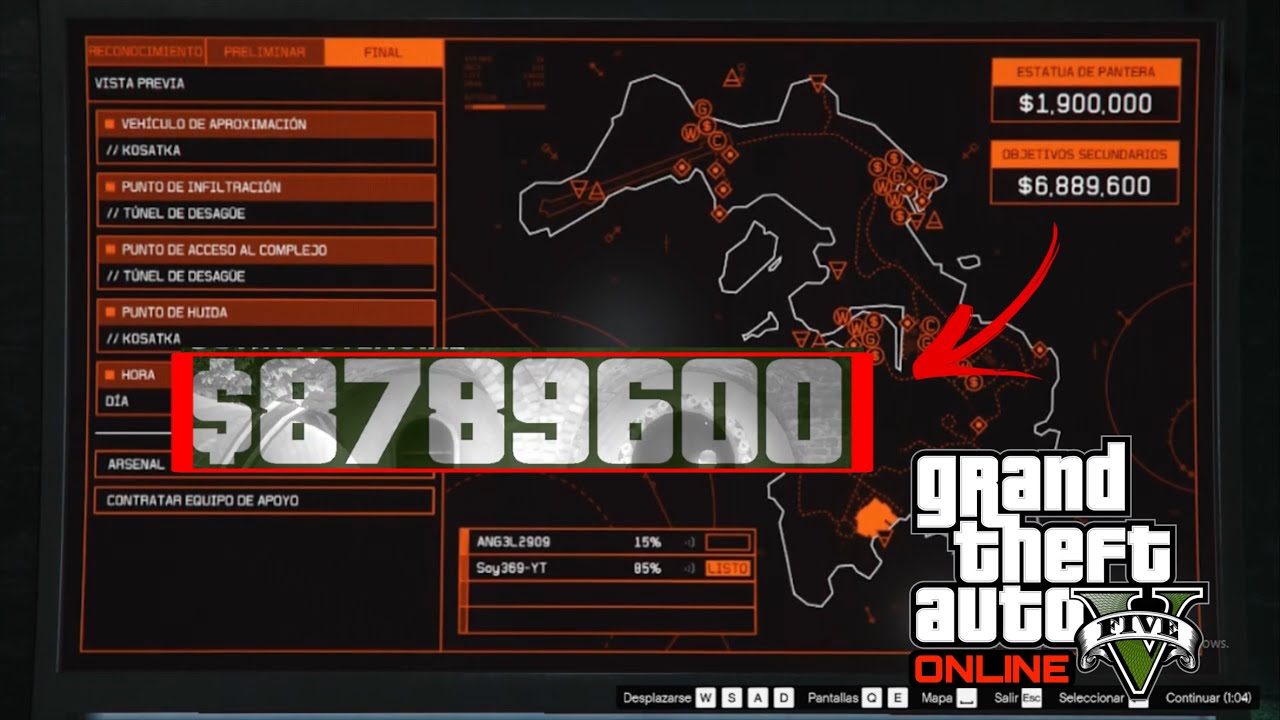 ¡GOLPE A CAYO PERICO ,PANTERA DORADA ,GTA 5 ONLINE! - YouTube