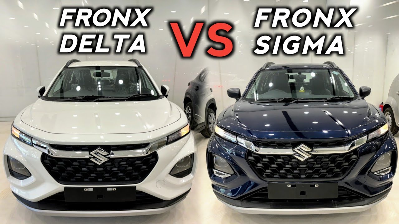 New Maruti Fronx Sigma VS Delta Detailed Comparison || Fronx 2024 - YouTube
