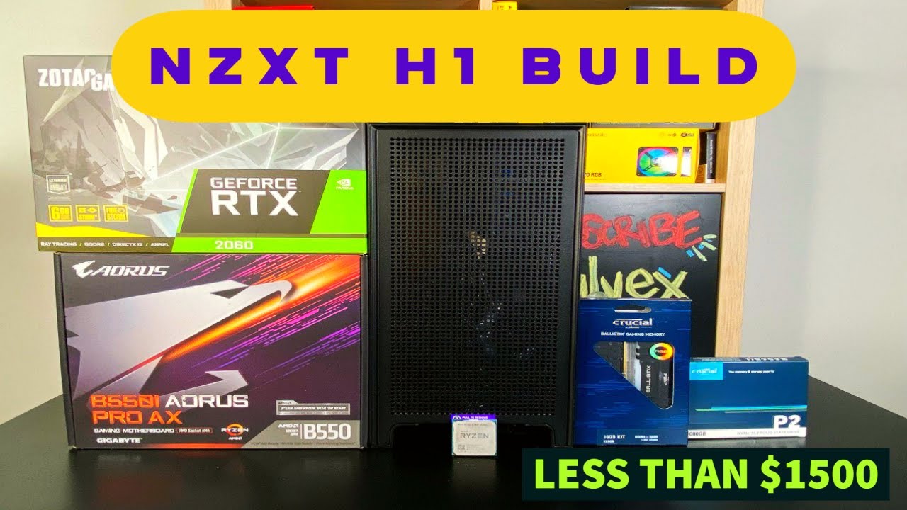 Mini ITX build in a NZXT H1 case - YouTube