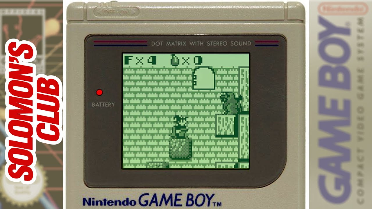 SOLOMON'S CLUB (Game Boy) 1991 | Gameplay ShortPlay - YouTube