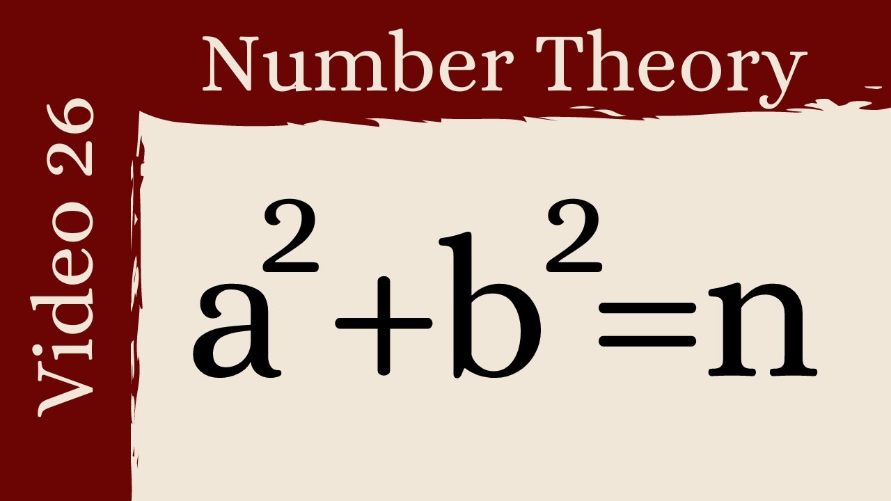 Sums of squares -- Number Theory 26 - YouTube