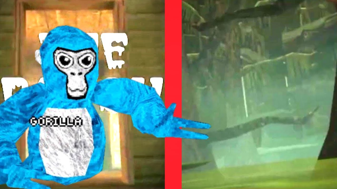 Gorilla tag just leaked their new haunted house and swamp - YouTube