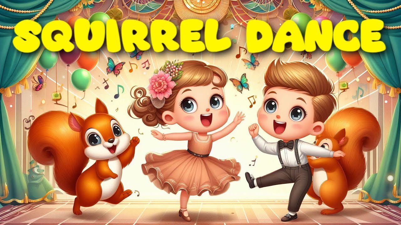 Squirrel Dance | Rocomelon Nursery Rhymes & Kids Songs - YouTube