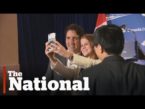 Justin Trudeau Fan-Fest Continues in Washington - YouTube