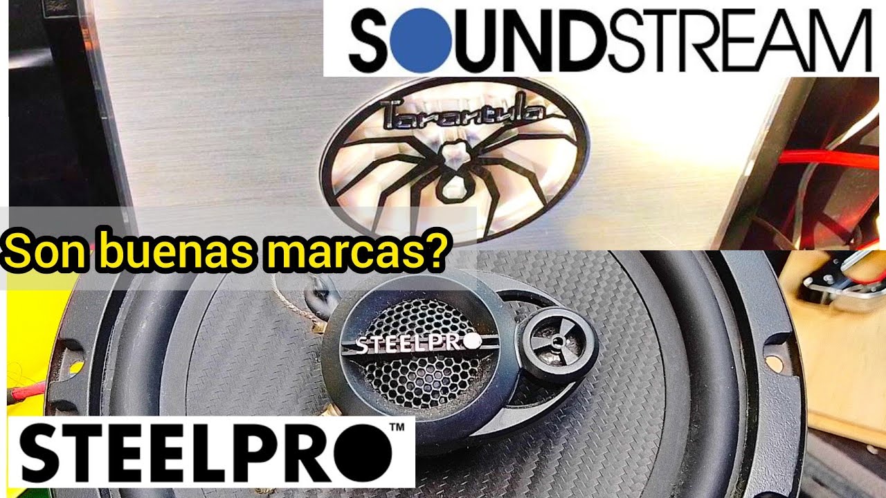 Steel Pro y Sound streem - Son buenas marcas de Audio Car? - YouTube