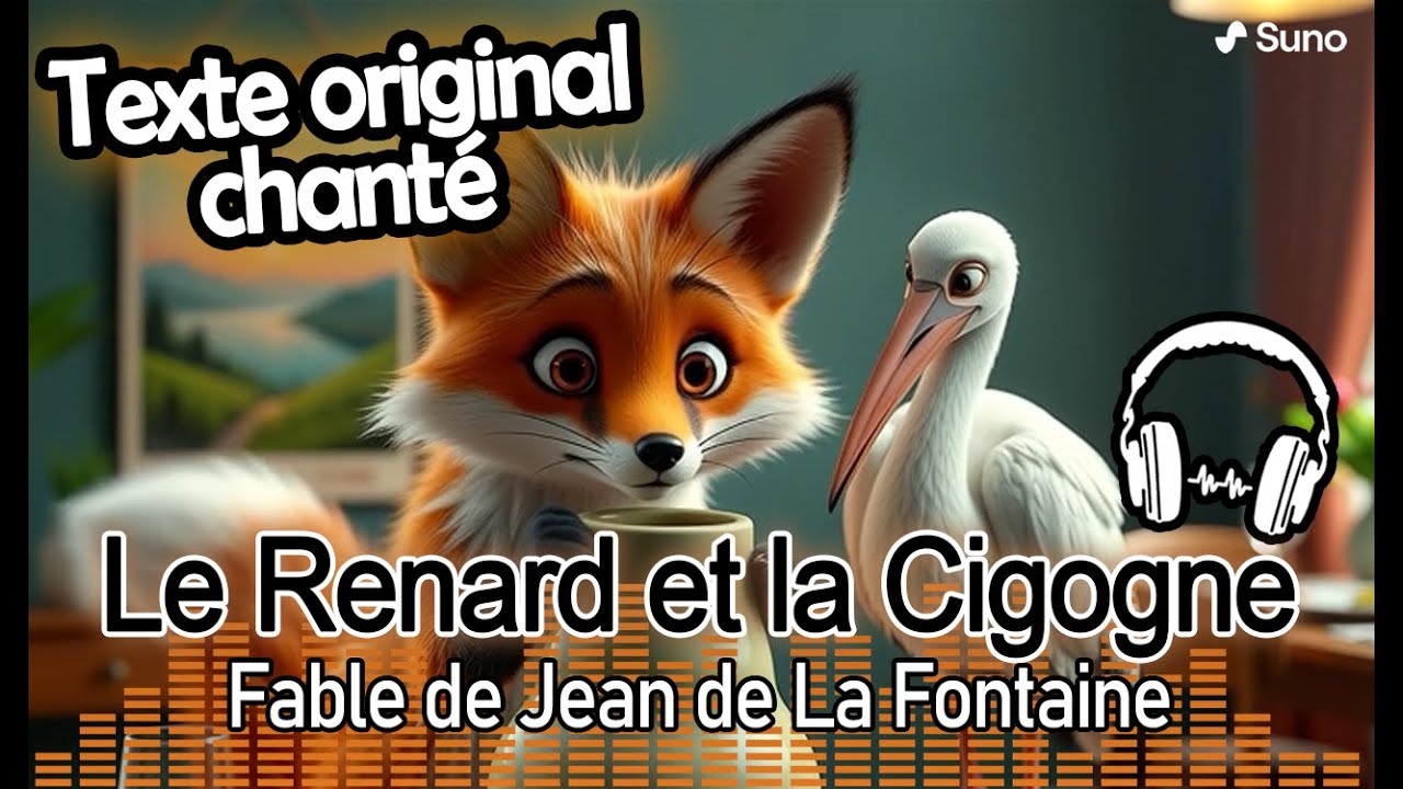 Le Renard et la Cigogne | Jean de la Fontaine - YouTube