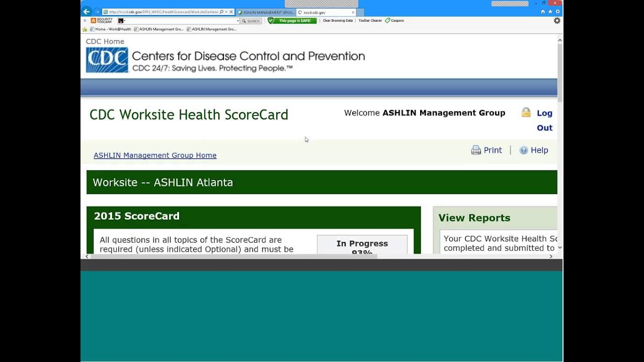 Webinar: Completing the CDC Worksite Health Scorecard - YouTube