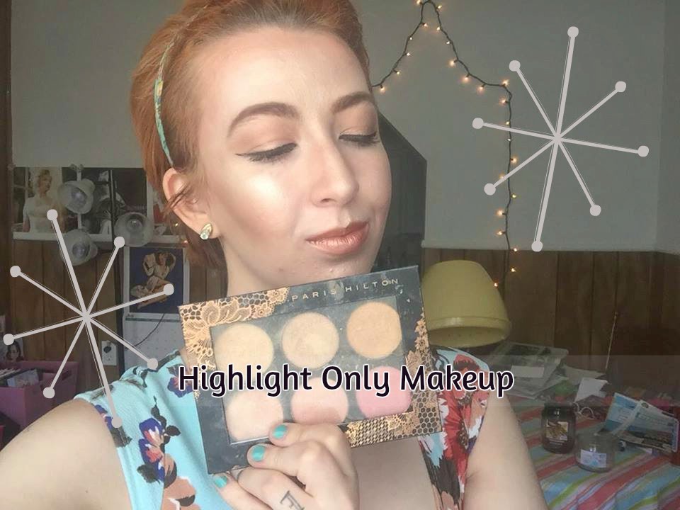 Highlight Only Makeup Challenge - YouTube