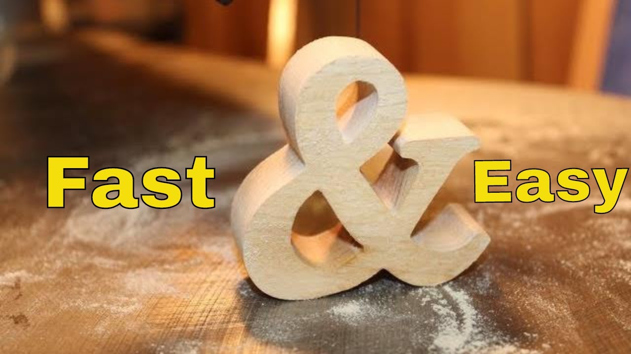 fast easy scroll saw cutting perfect for craft shows - YouTube