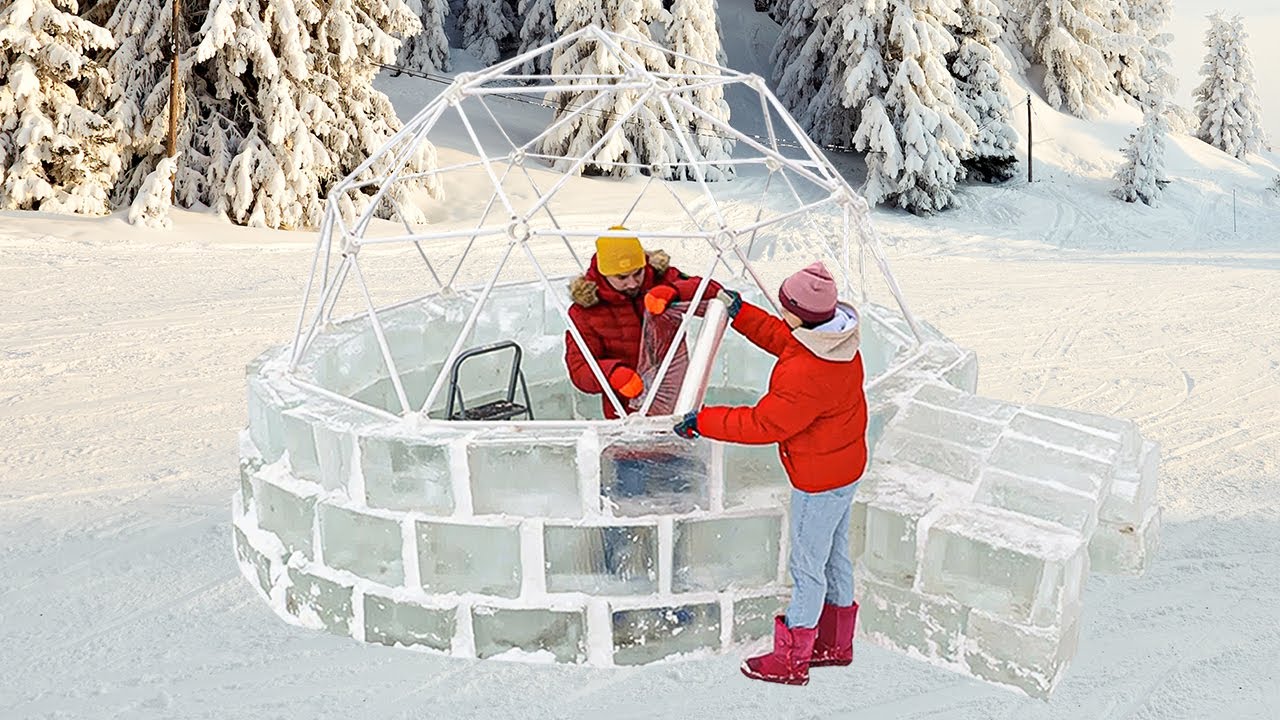 We tried building an igloo in the backyard and here's what happened ...