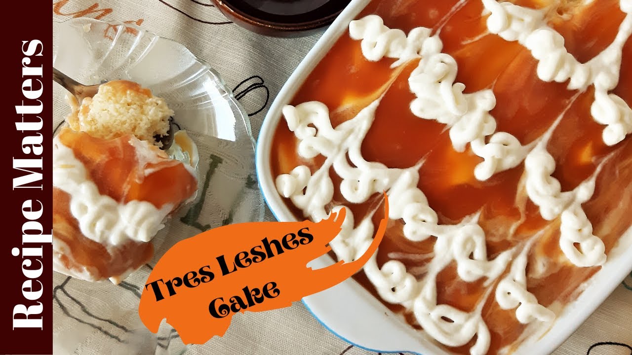 Tres Leches Cake | Turkish style milk cake with caramel sauce - YouTube