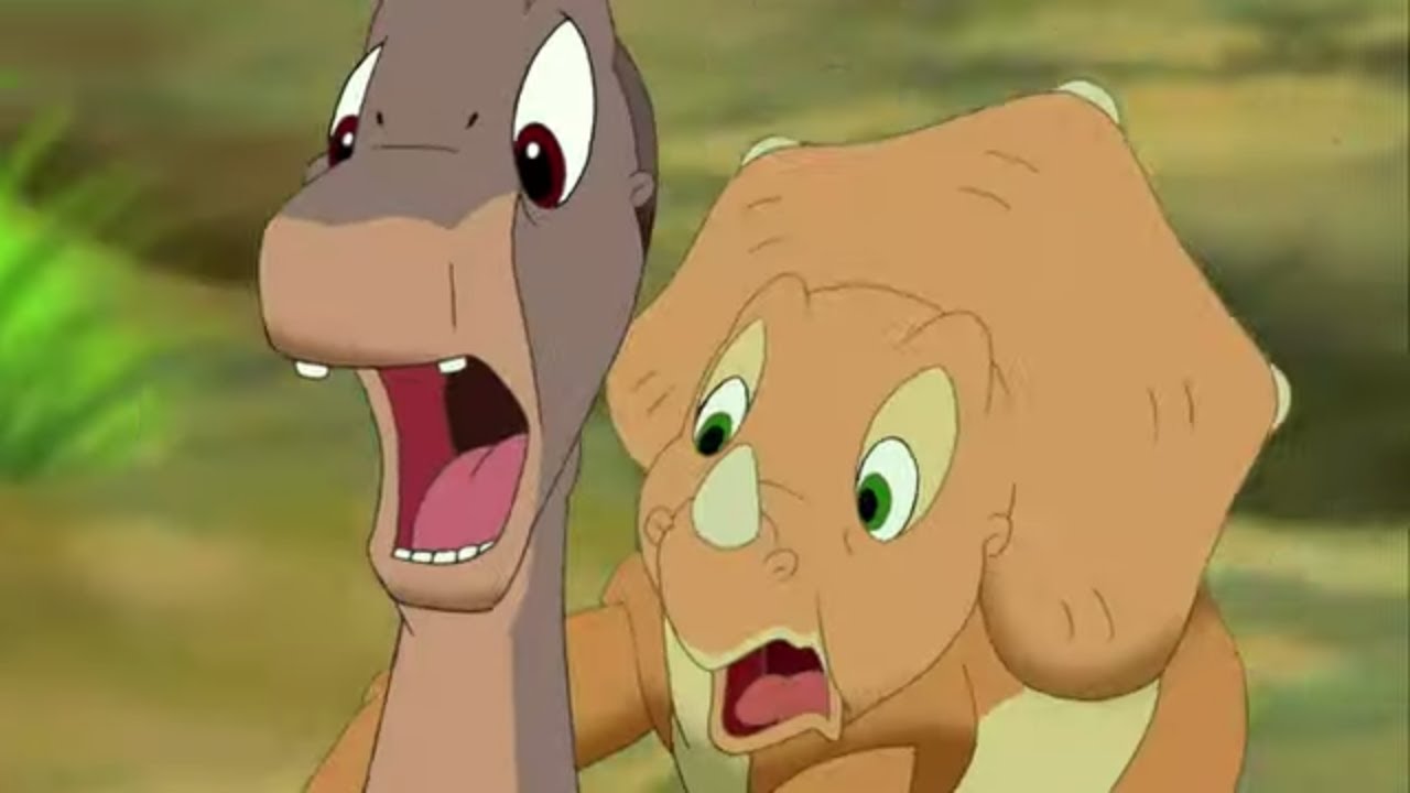 Sliding down the mountain | The Land Before Time | Cartoons for ...