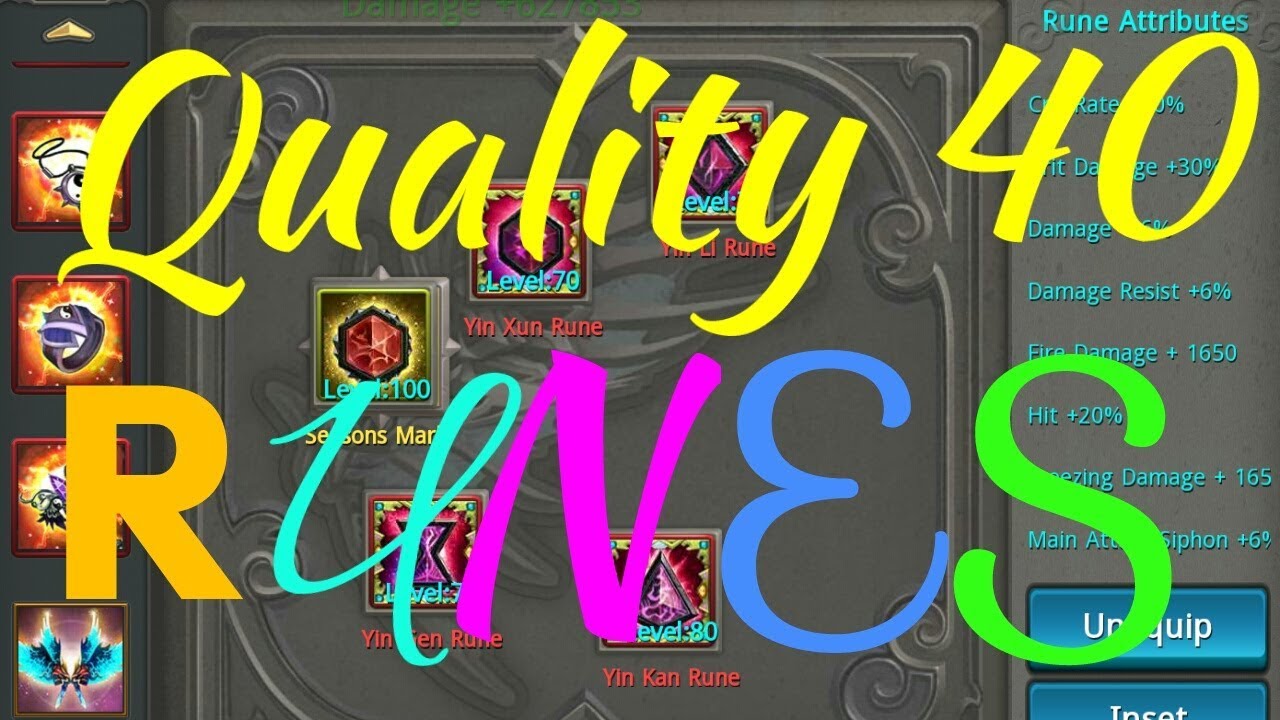 Taichi Panda Q40 Runes with Star Stones - YouTube