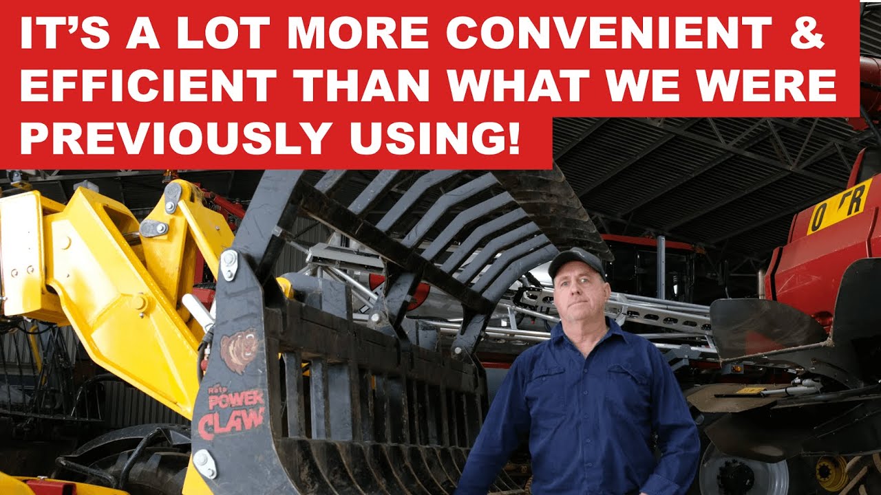 Telehandler Grapple Rake Review | Rata Power Claw Grapple on JCB ...