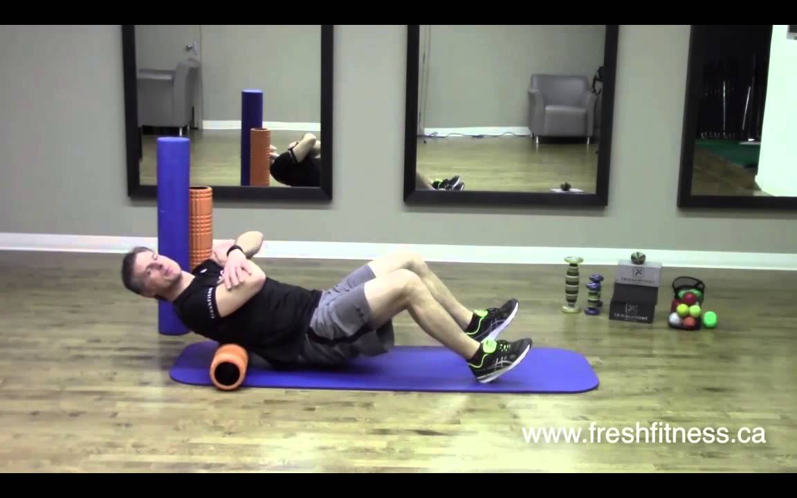 Trigger Point Foam Roll Back - YouTube