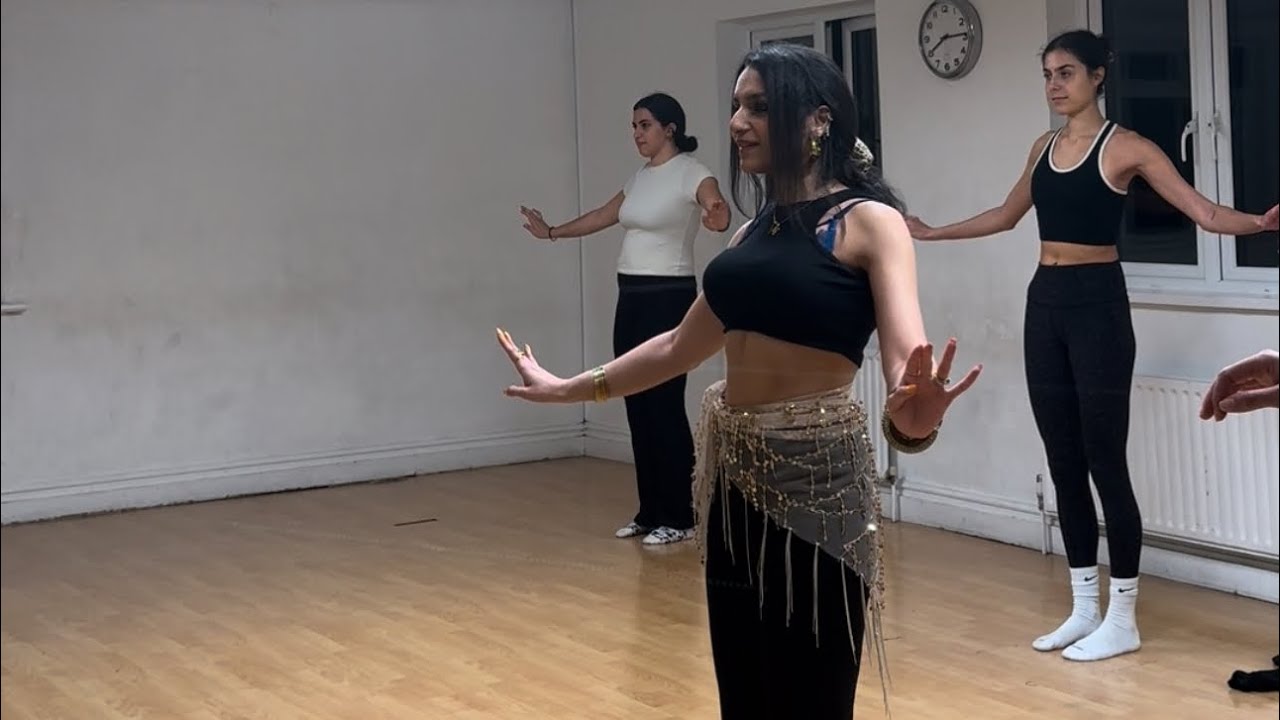 Belly Dance Chest Isolation Combo | Beginner to Improver Level Technique Tutorial - YouTube