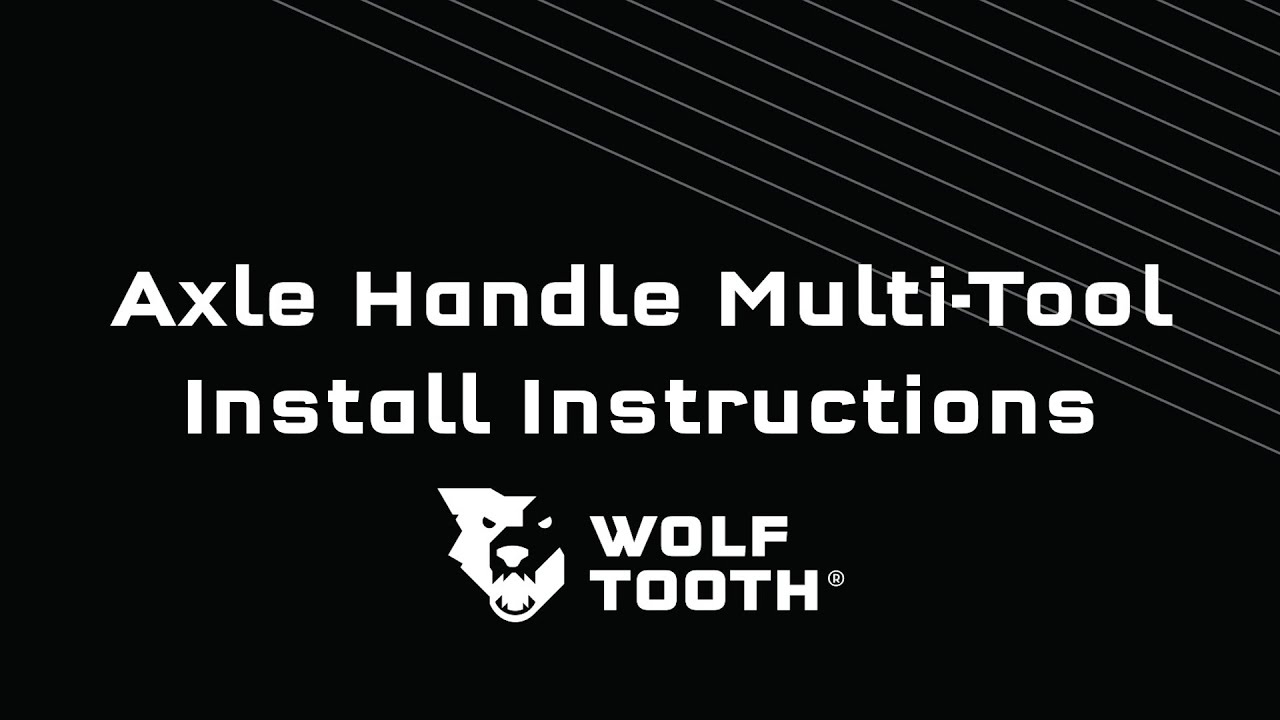Axle Handle Multi-tool Install Instructions - YouTube