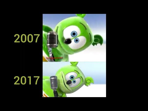 The Gummy Bear Song Comparison 2007 Vs. 2017 - YouTube