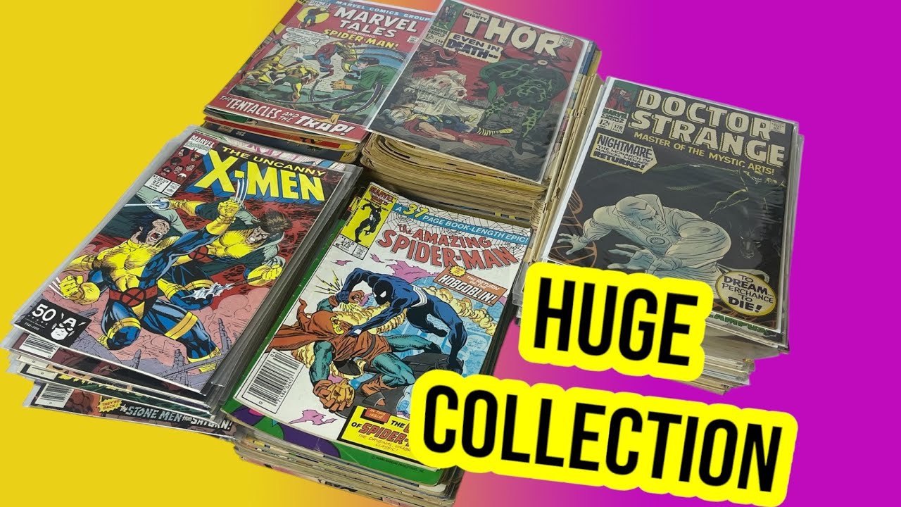 WE BOUGHT A MASSIVE COLLECTION OF VINTAGE COMIC BOOKS !!! - YouTube