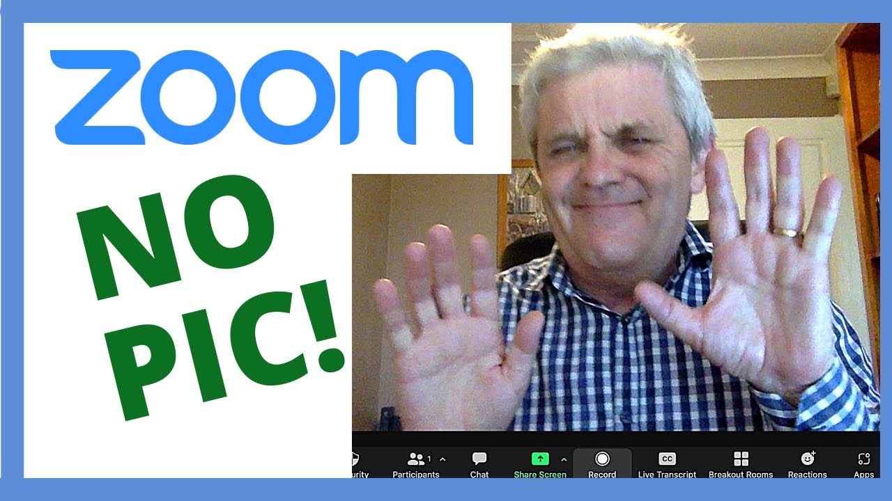 Do you HAVE TO have a PROFILE PICTURE on ZOOM? - YouTube