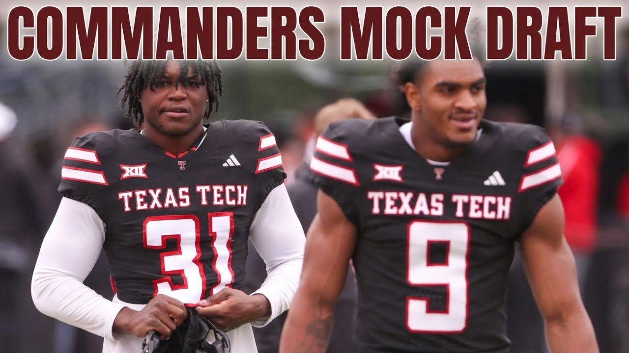 Washington Commanders 7 round NFL Mock Draft!! - YouTube