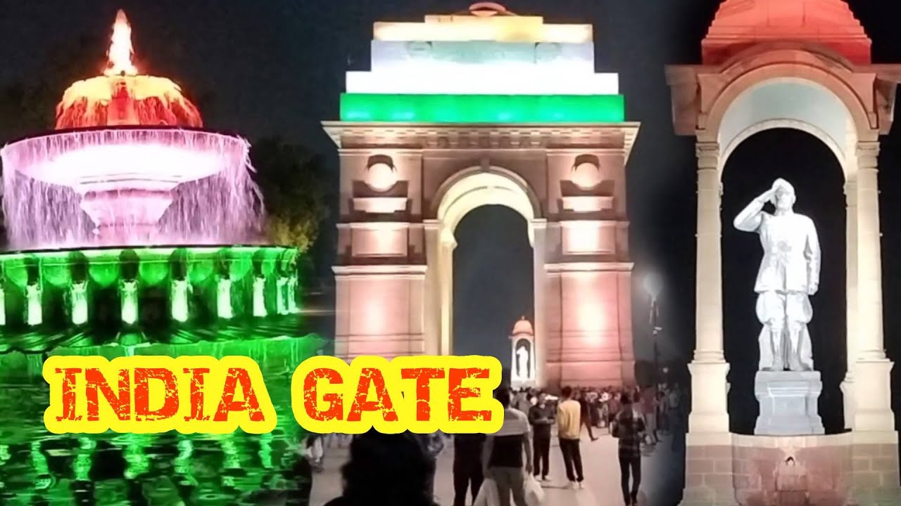 India Gate Night View | India Gate New Look | Best Place to Visit Delhi ...