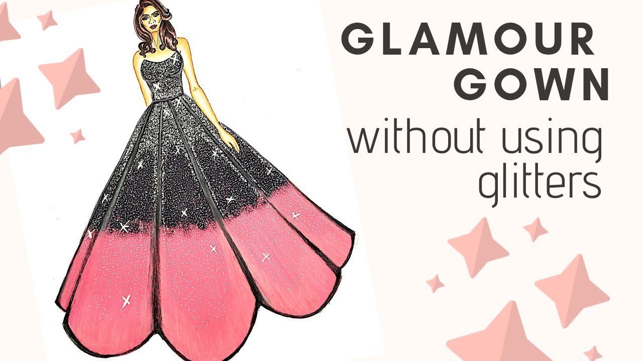 How To Color Sparkling Dress - YouTube