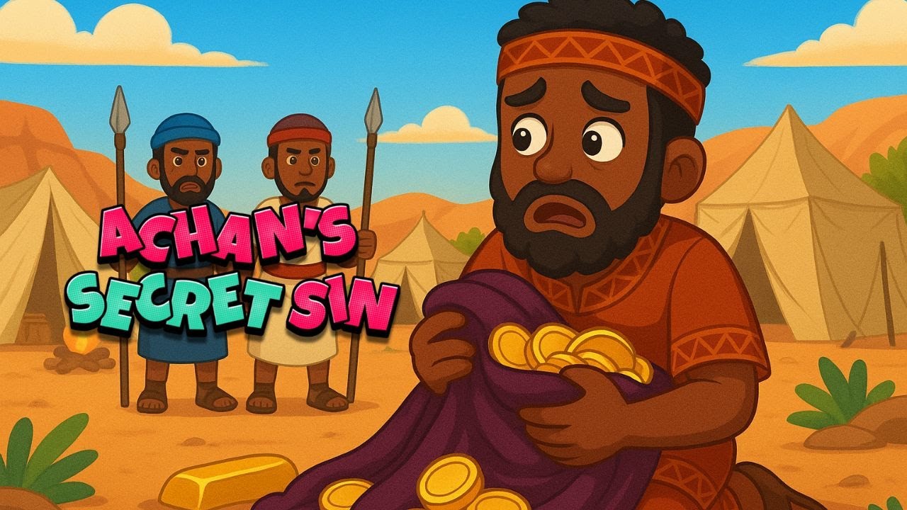 Achan's Secret Sin | Bible Story for Kids Episode 6 | Auntie Molola | Animation | Cartoon - YouTube