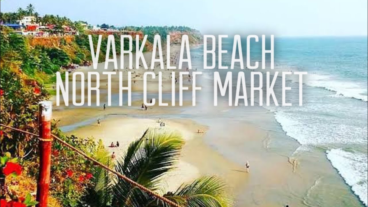 Varkala Beach Market | Night Walk North Cliff 4K | Kerala tourism ...