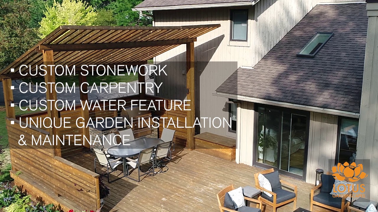 Lotus Gardenscapes Design Build Services - YouTube