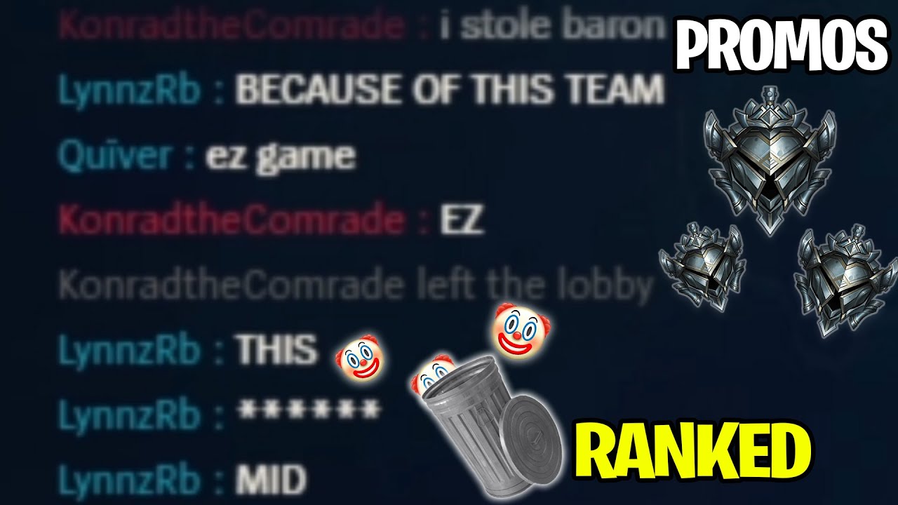 15 Minutes of How PROMOS GO in League of Legends...(RANKED JOURNEY 1 ...