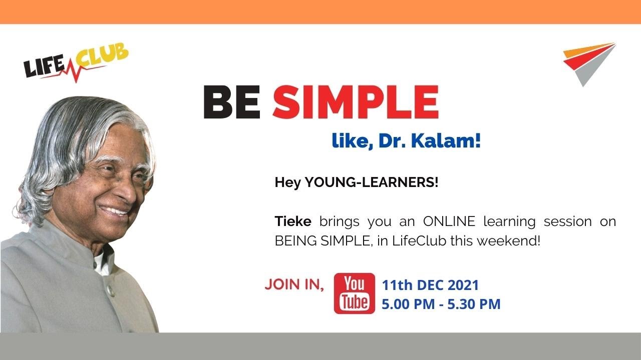 Be SIMPLE - Like, Dr. Abdul Kalam - YouTube