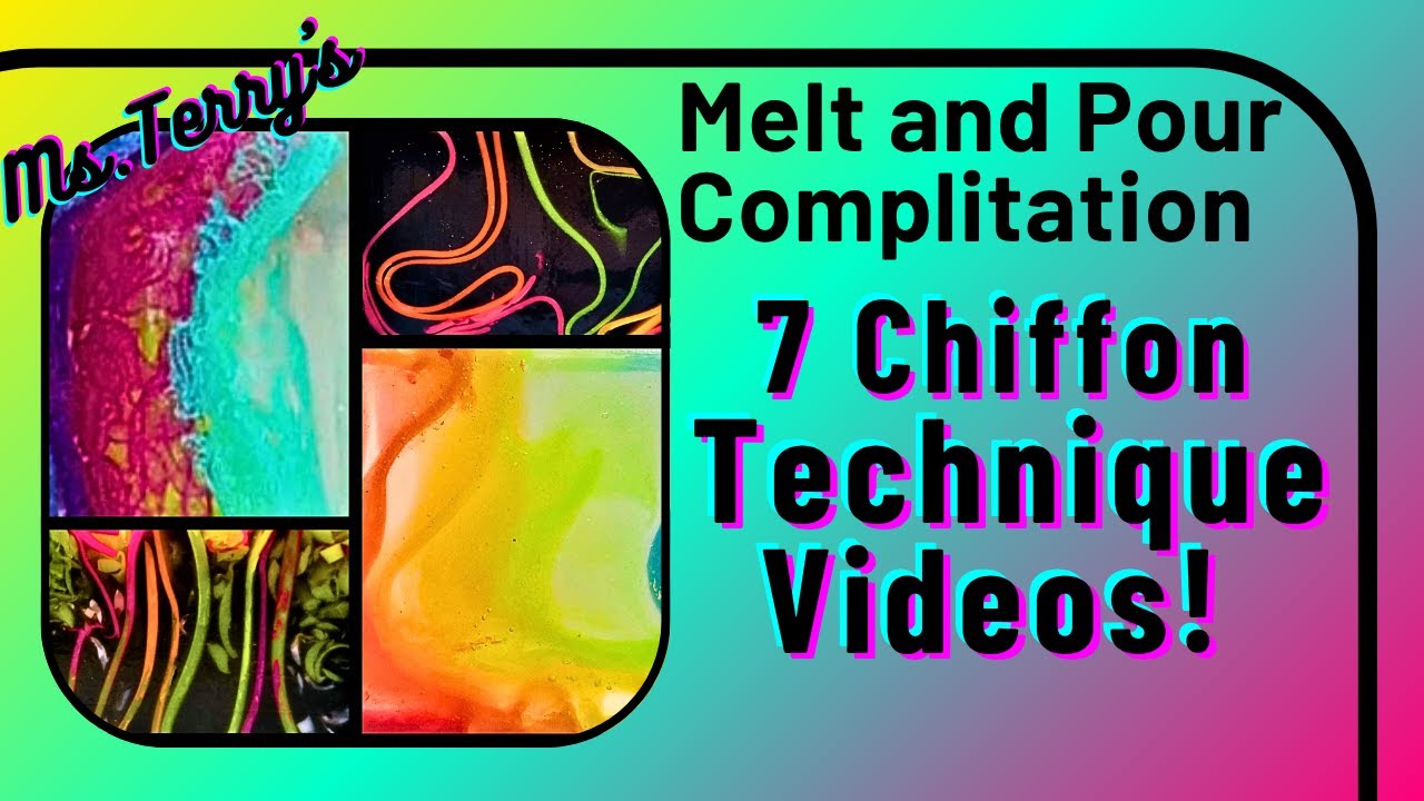 What is The Chiffon Technique for Melt and Pour Soap? MEGA Compilation Video! - YouTube