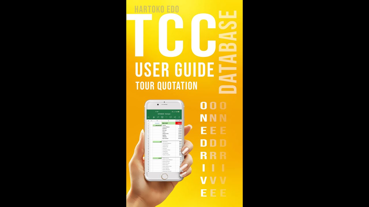 User Guide Panduan Cara Update Database TCC24 Tour Quotation Pada HP ...
