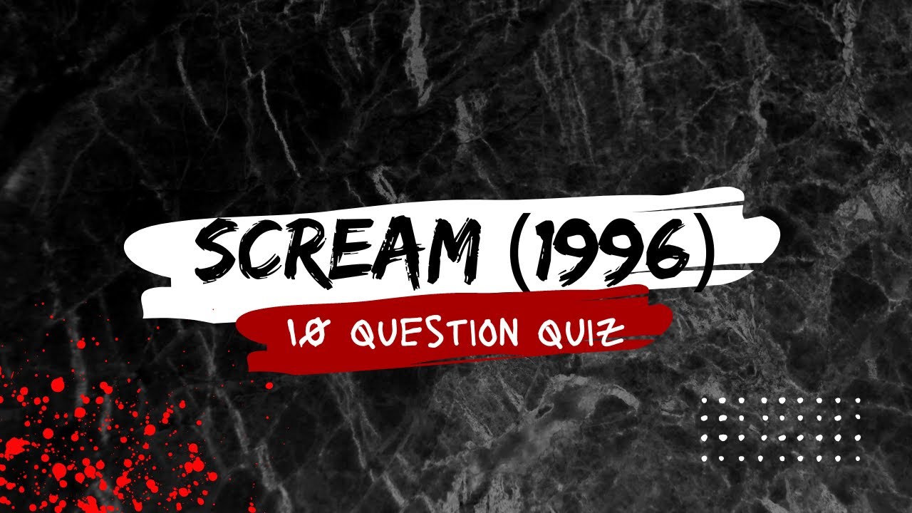 Scream (1996) Movie Quiz - YouTube