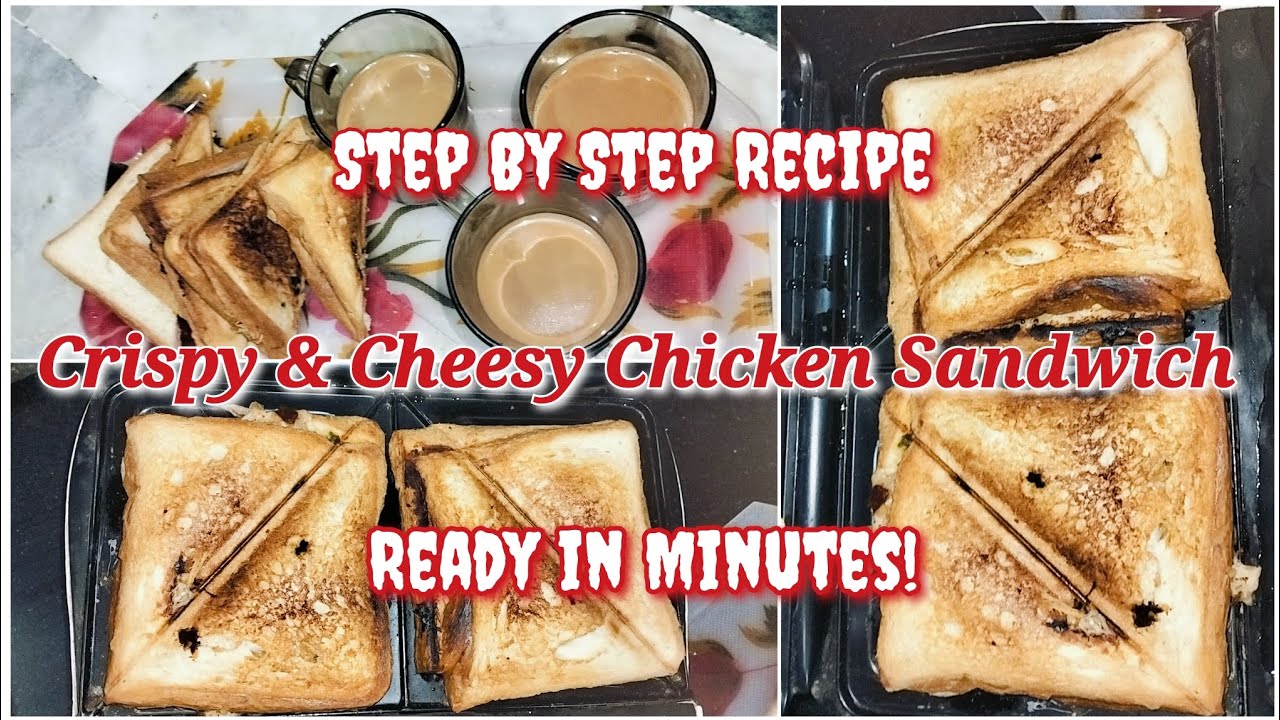 Cheesy Chicken Sandwich Made Easy | Quick Recipe! | Parveen Hanif's ...