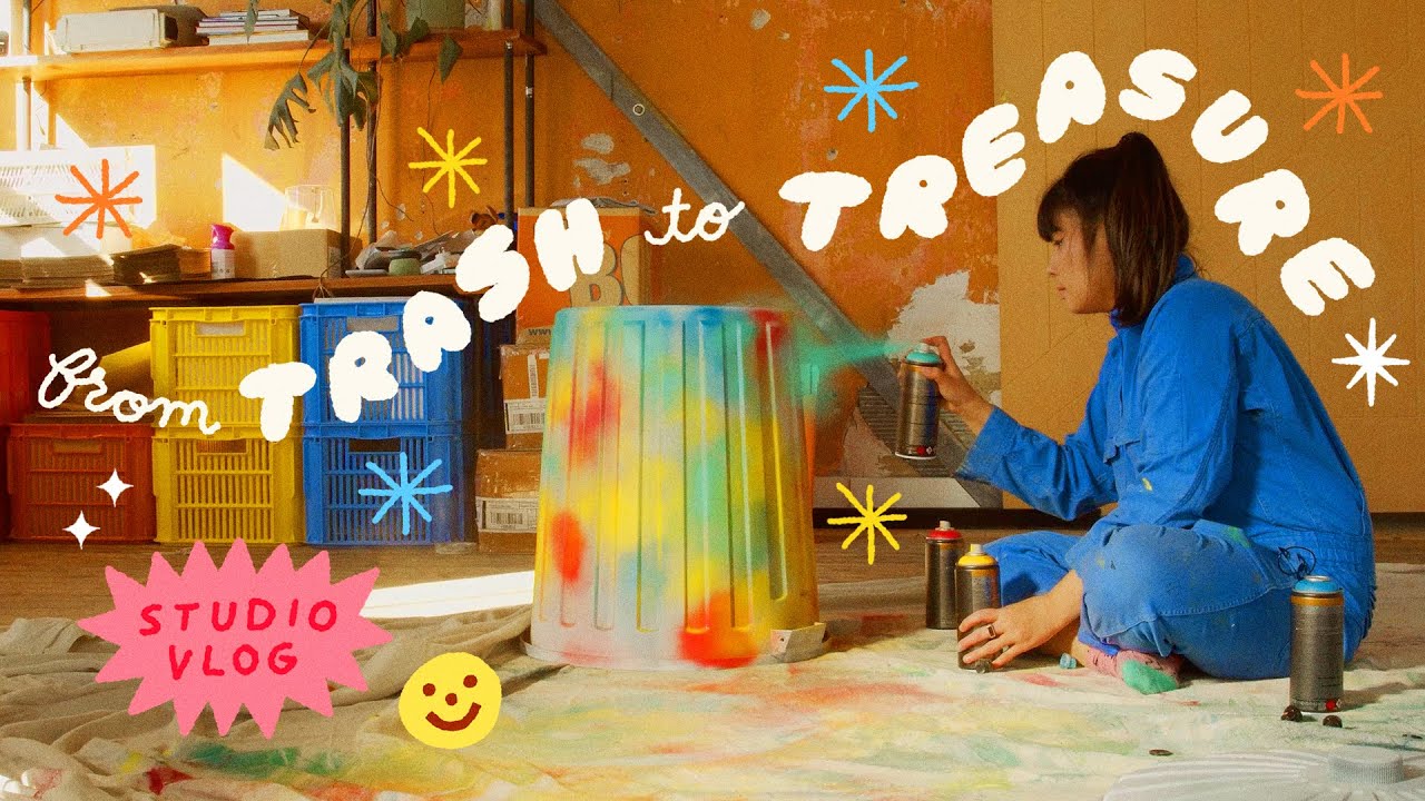 from trash to treasure! studio vlog 66 - YouTube