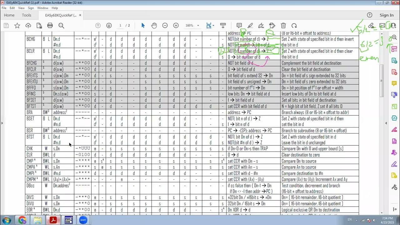 CPE351 68000 Instructions Set Subroutines (4) - Part8 - YouTube