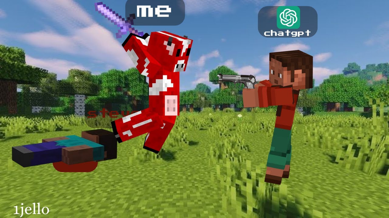 I FOUGHT chat gpt in Minecraft! [elefant ai] - YouTube