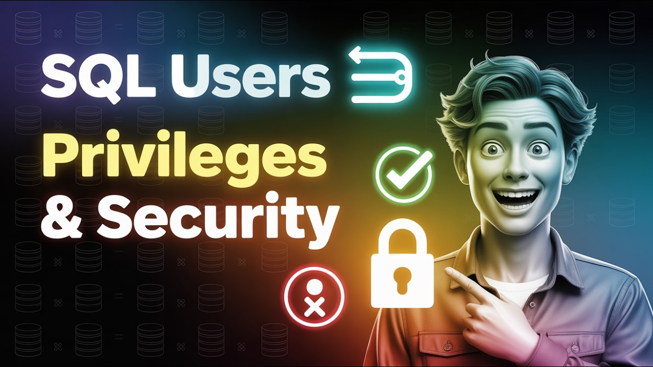 SQL Users & Privileges Explained 🔥 | Create, Grant, Revoke, Lock ...