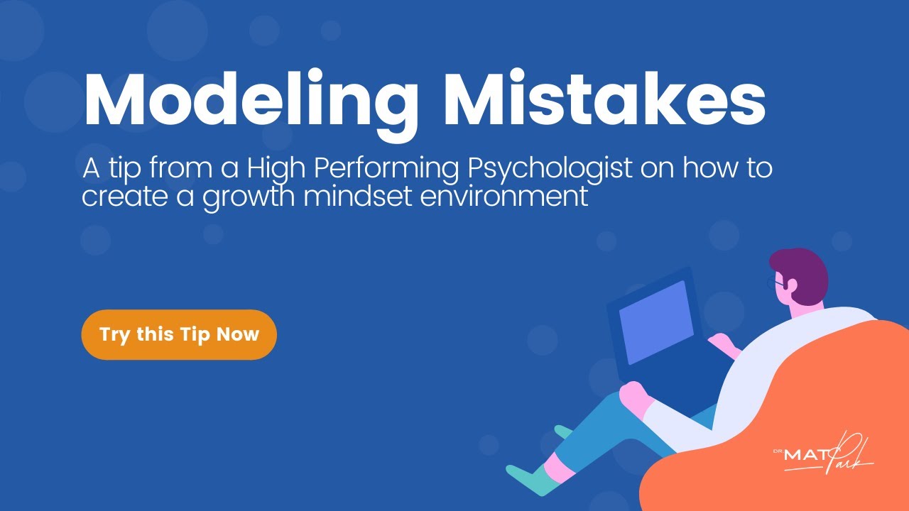 Making mistakes and modeling - A Growth Mindset Practice - YouTube