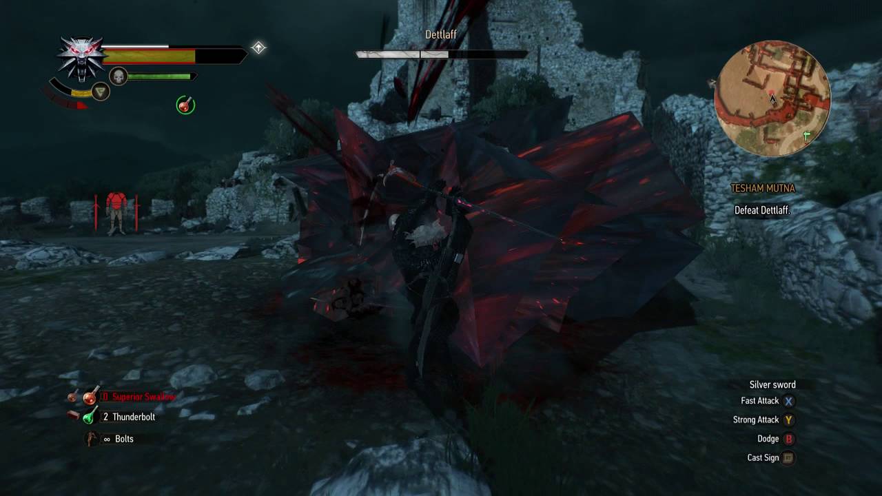 Killing Dettlaff Witcher 3 Blood And Wine - YouTube
