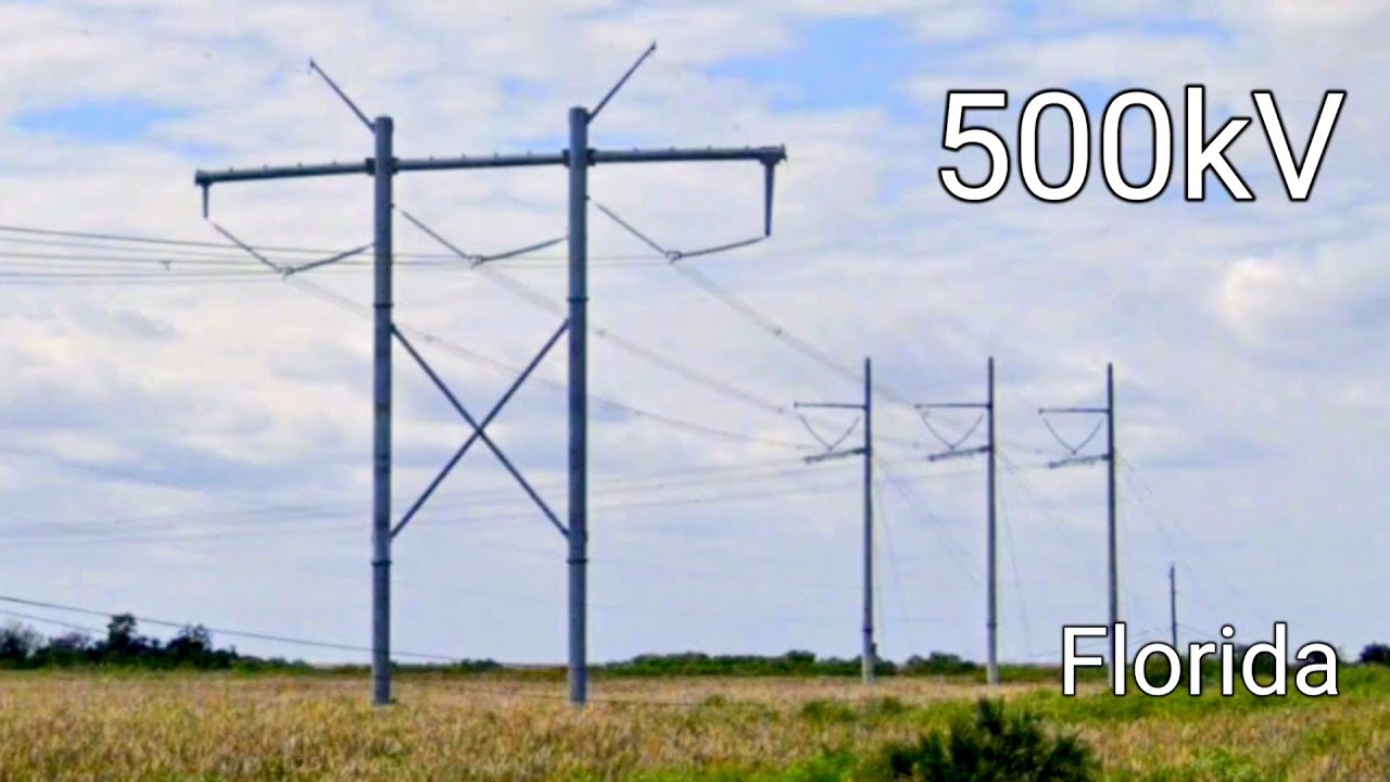 500kV transmission lines in Florida, United States (transmission lines ...