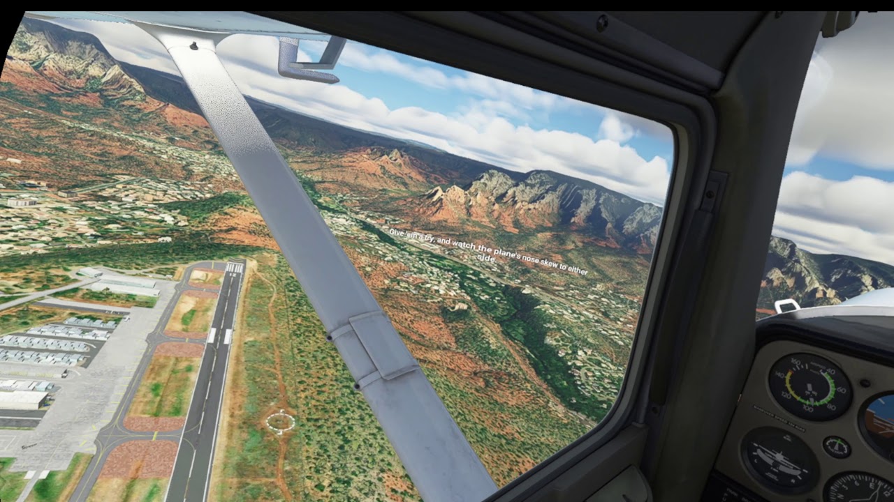 Microsoft Flight Simulator 2020 on Oculus Rift S First training mission ...