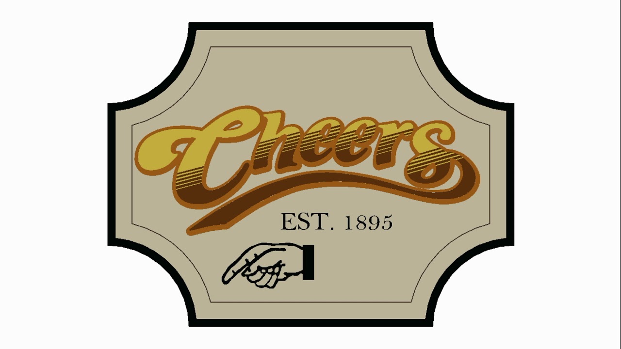 Cheers TV show Sign Creative Design (Timelapse) - YouTube