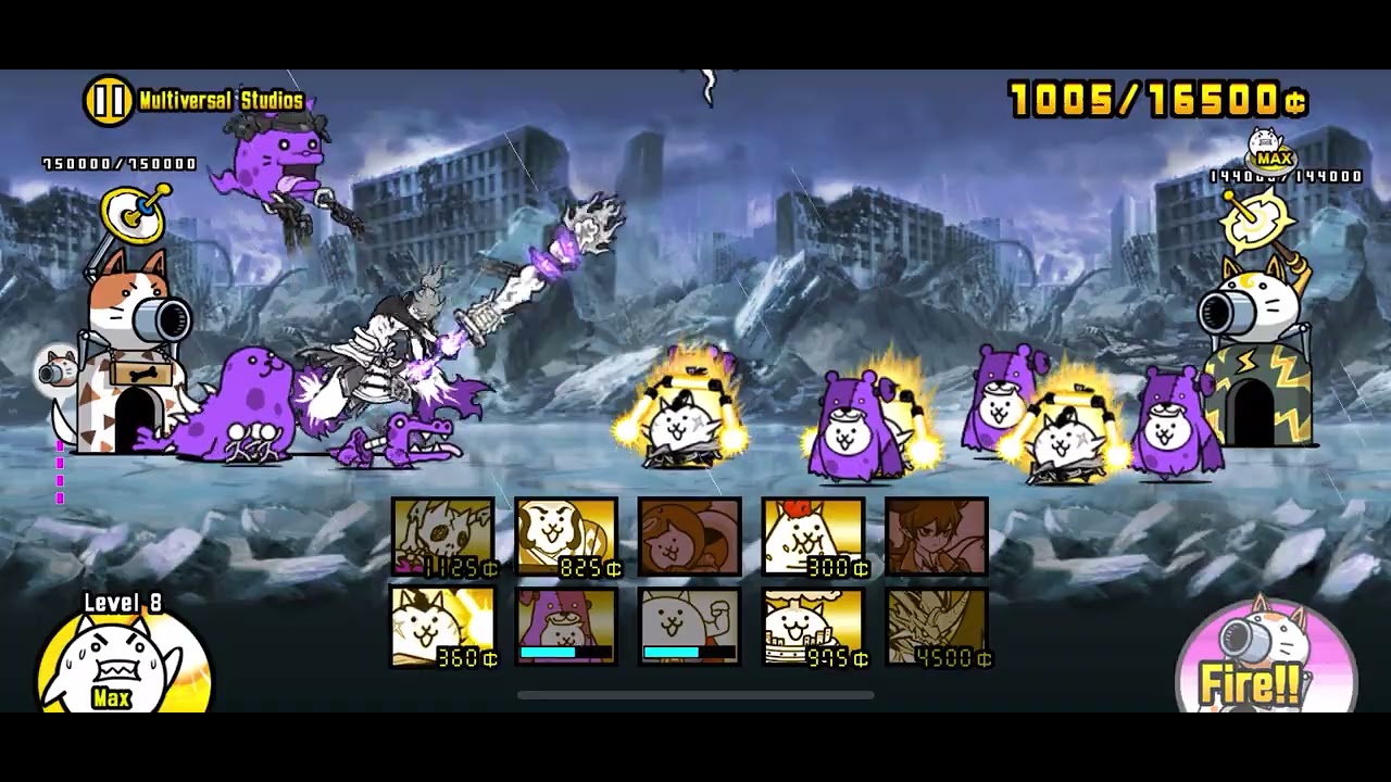 SoL 37-6: Multiversal Studios (4 Star) | Battle Cats - YouTube