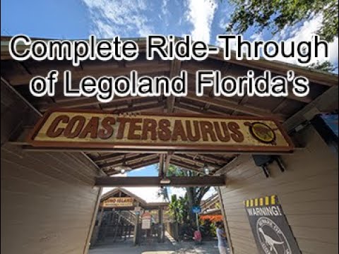 Complete Ride-Through of Legoland Florida's Coastersaurus - YouTube