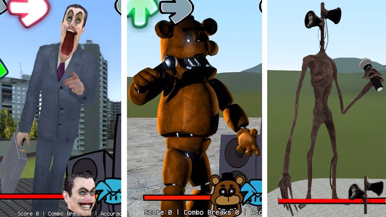 GARRY'S MOD IN FRIDAY NIGHT FUNKIN'!! [GMod vs FNF Mod Compilation ...