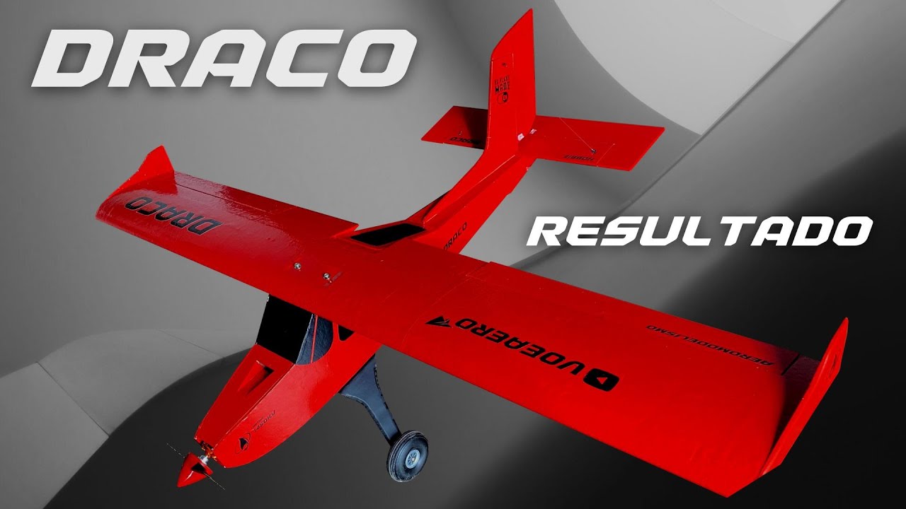 SAIU!! PROJETO DO AEROMODELO DRACO - PLANTA DISPONÍVEL - YouTube