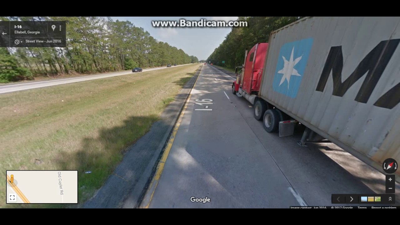 Interstate 16 (Exits 155 to 143) westbound - YouTube
